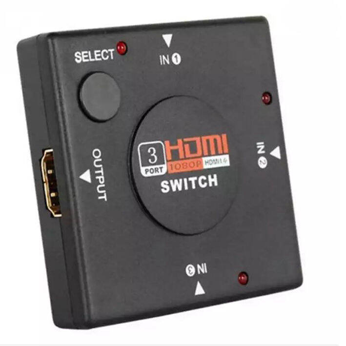 HDMI Switch 3 Port Model Kotak (3 Input 1 Output) / HDMI Switcher | Lazada Indonesia