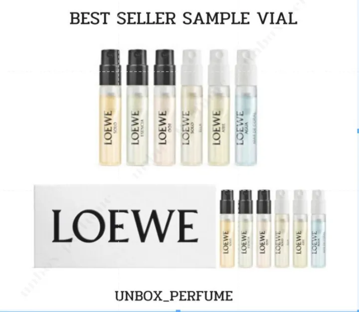 LOEWE Perfumes Sample Box Explore Vial เซต น้ำหอมขนาดทดลอง รวมกลิ่นขาย ...