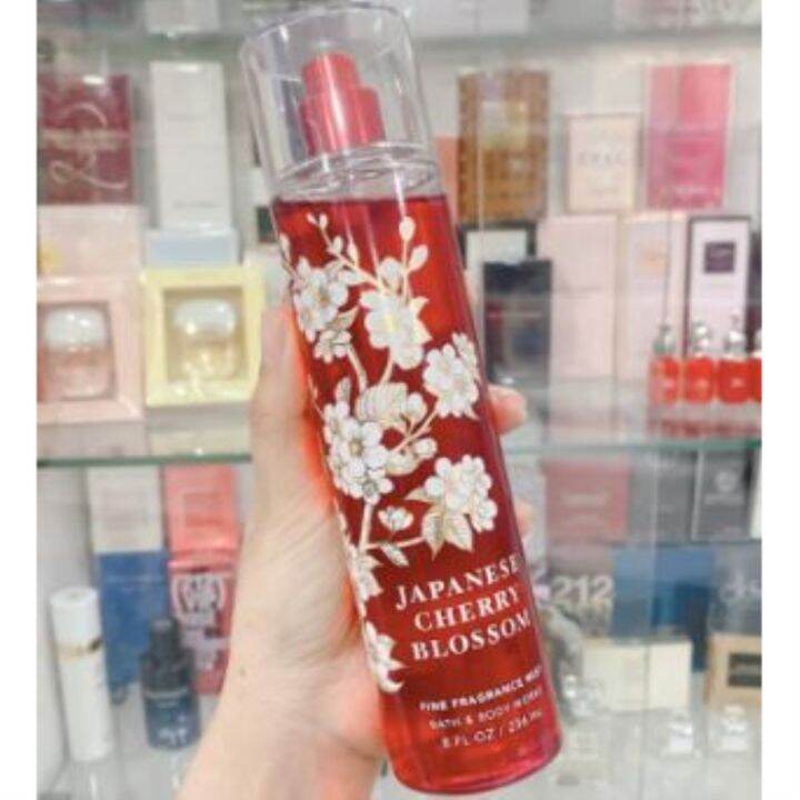 Original Bath and Body Works JAPANESE CHERRY BLOSSOM Fragrance Mist 236mL | Lazada PH