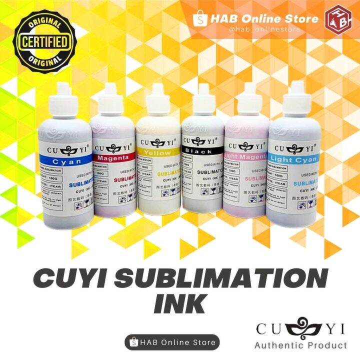 Cuyi Sublimation Ink CMYB♬ | Lazada PH