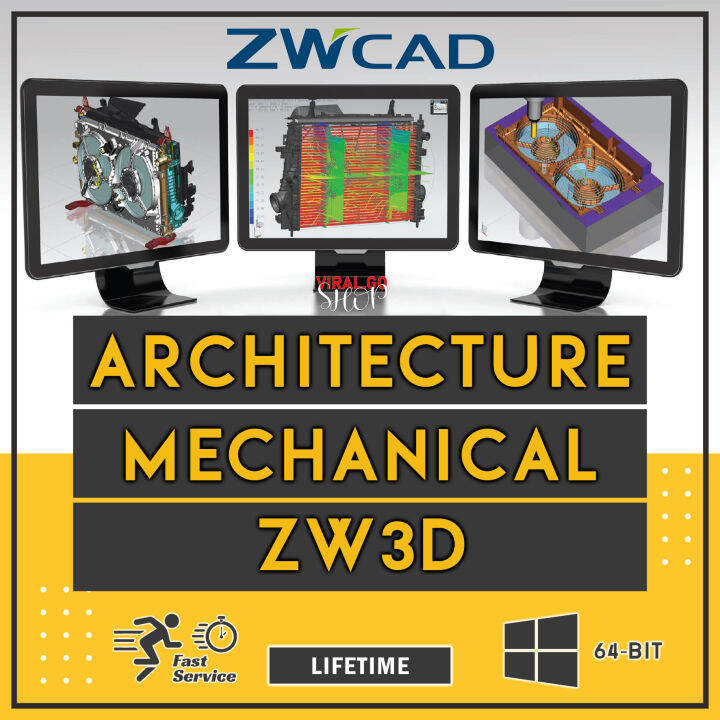 ZWCAD ZW3D / Architecture / Mechanical / Complete Lifetime For Windows (64-bit ONLY) | Lazada