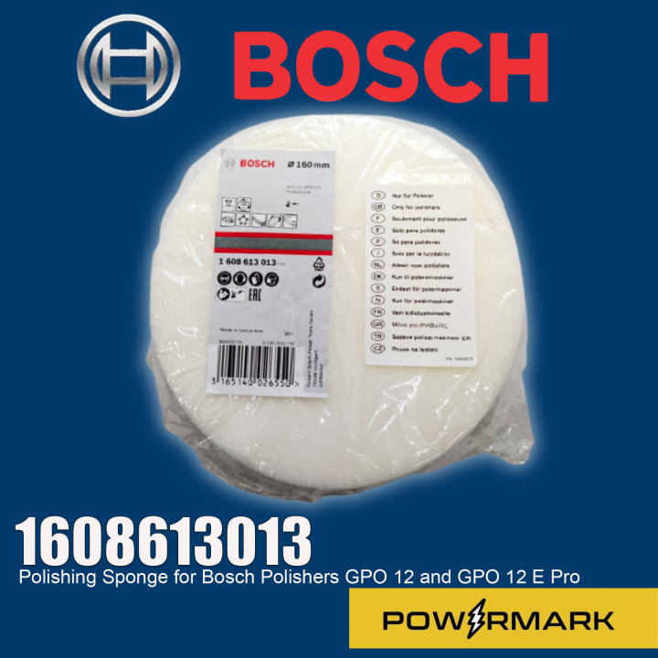 BOSCH 1608613013 Polishing Sponge for Bosch Polishers GPO 12 and GPO 12 ...