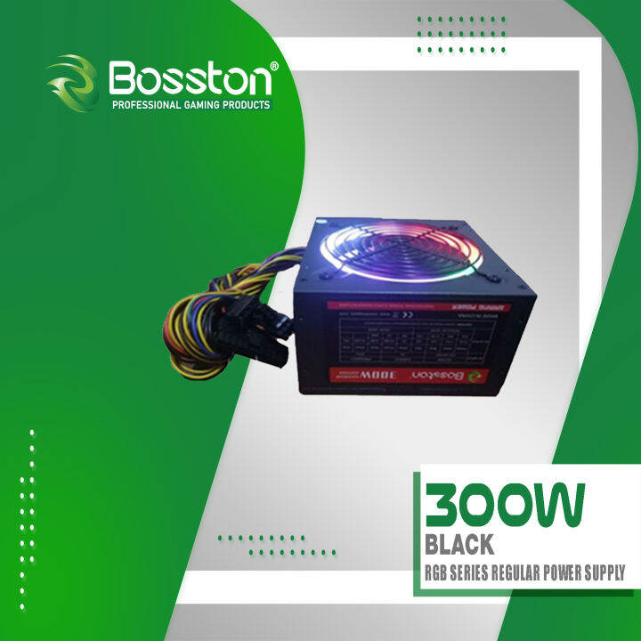 Bosston RGB Series Regular 300W Power Supply | Lazada PH
