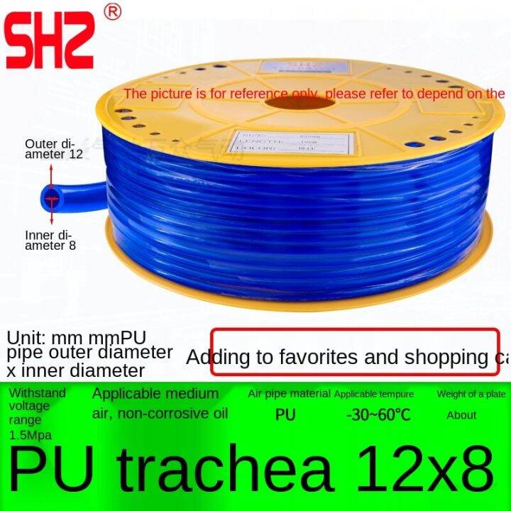 PU Trachea ท่ออัดอากาศป้องกันการระเบิดปั๊มลมแรงดันสูง | Lazada.co.th