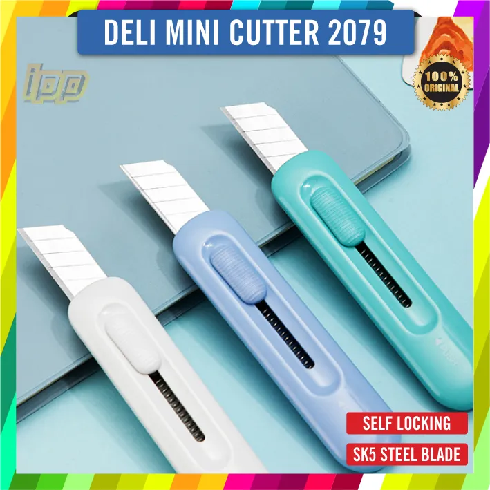 Deli Mini Cutter SK5 Sharp Blade / Mini Pen Knife (2079) - Ready Stock ...