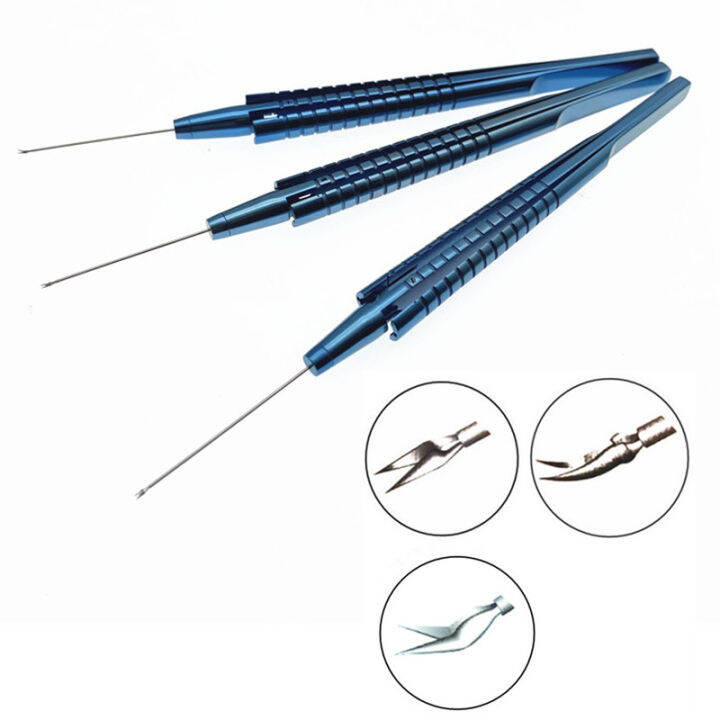 Intraocular s Capsulorhexis forceps Gripping Serrated forceps Virtreo ...