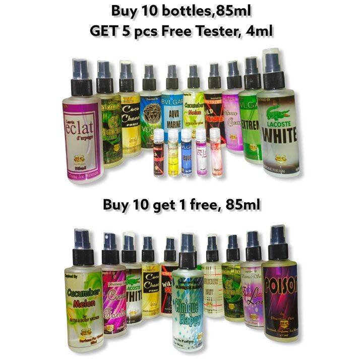 RC Perfume Collection, Buy 10 bottles get Freebies, Inspired Perfume ...