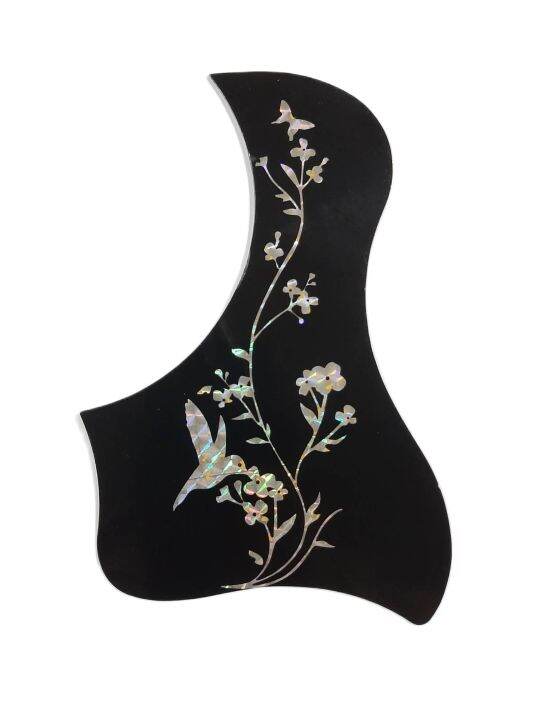 Acoustic Guitar Celluloid Pickguard Black 3D Design | Lazada PH