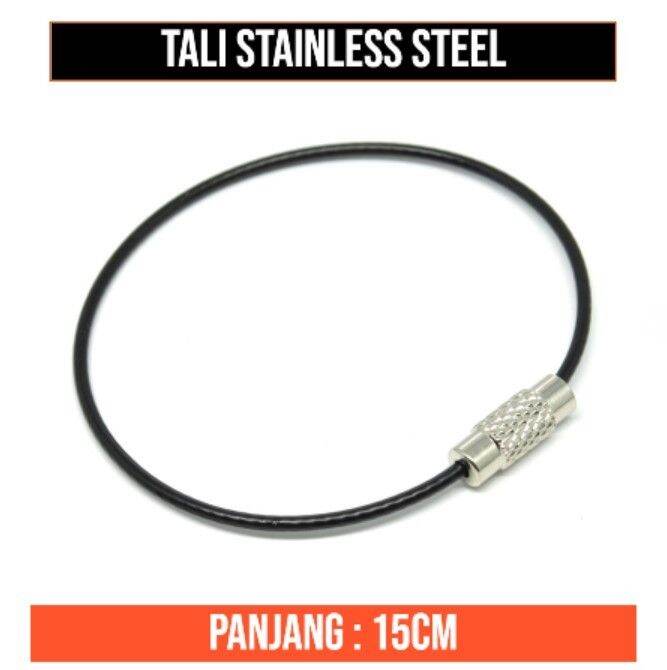 Tali Stainless Steel Carabine Gembok Ties Gantungan Kunci Keychain Key | Lazada Indonesia