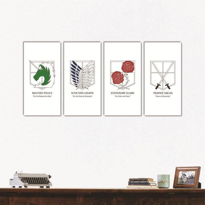Attack on Titan 2 / AOT Division Logo - Wall Decor / Hiasan Dinding ...