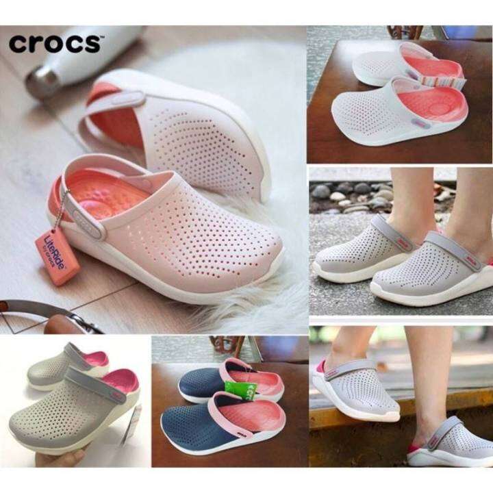 Crocs Lite Rite Ride Clog รองเท้าแตะแบบลำลอง มาใหม่ใส่ได้ทุกเพศ 36--40 ...