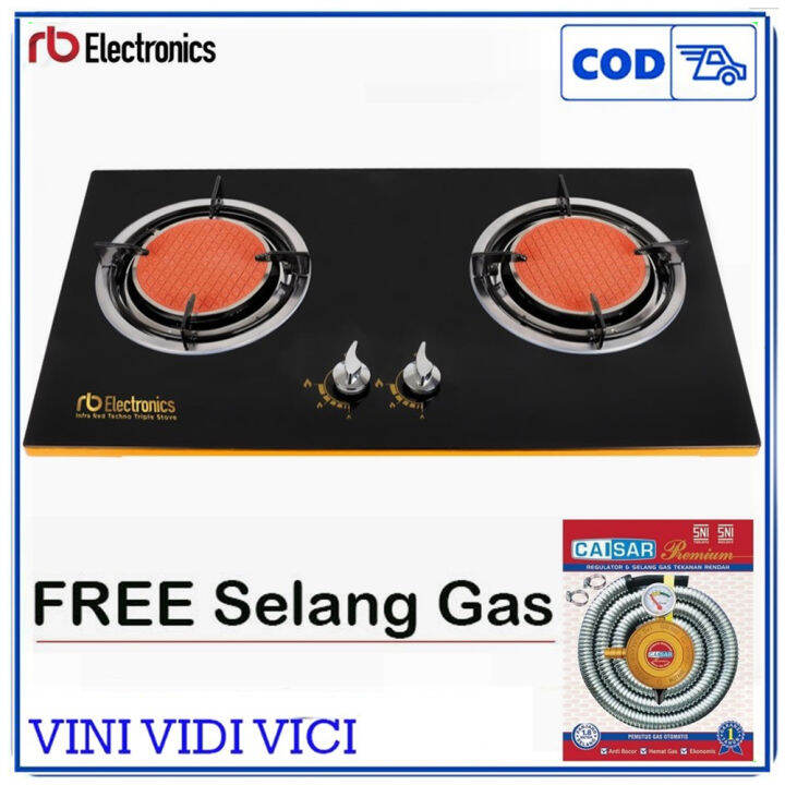 RB Kompor Gas Infrared 2 Tungku Multifungsi Kompor Tanam & Meja | Lazada Indonesia