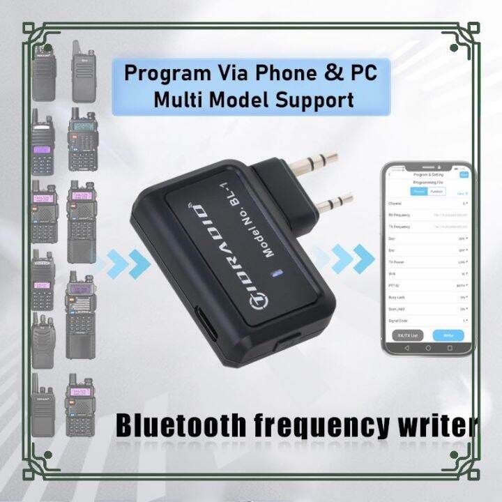 TIDRADIO Ham Radio Wireless Programmer is suitable for various models of Baofeng Walkie Talkie ...