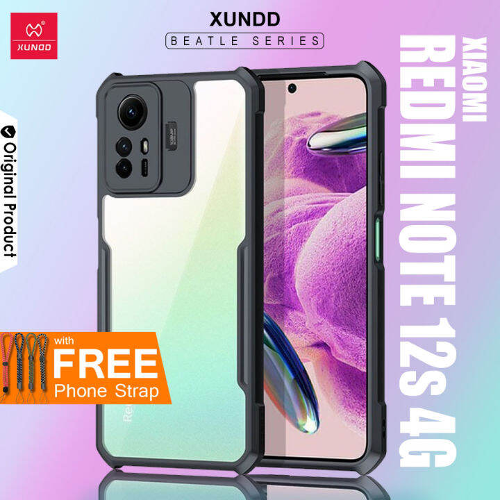 Xundd [Original] Beatle Clear Hybrid Shock Proof Armor Case for Xiaomi Redmi Note 12s 4G | Lazada PH