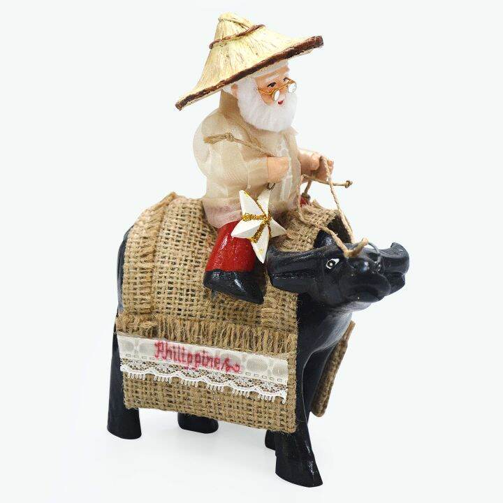 Resin Filipino Santa Carabao Rider 6 x7" | Lazada PH