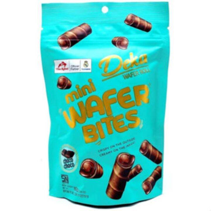 DEKA MINI WAFER BITES CHOCO CHOCO 80G | Lazada