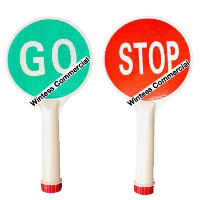 Stop and go signage traffic sign | Lazada PH
