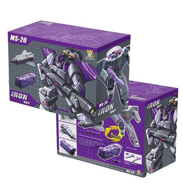 MFT Transformation MS0 MS-0 MS18 MS-18 Astrotrain Triple Changers Steel ...