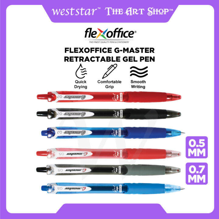 [Weststar TAS] FlexOffice G-Master Retractable Gel Pen | Lazada