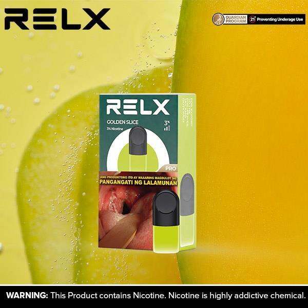 RELX POD/PRO - GOLDEN SLICE FOR INFINITY ESSENTIAL INFINITY PLUS ...
