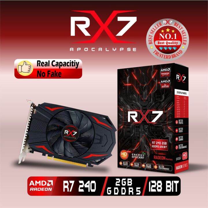 VGA RX7 R7 240 2GB GDDR5 128 BIT REAL CAPACITY RESMI | Lazada Indonesia