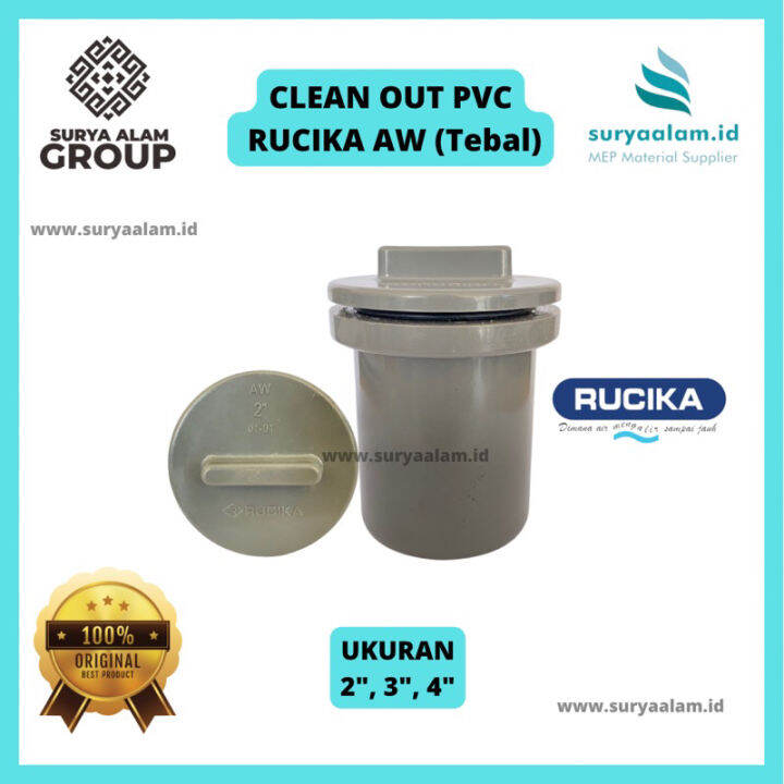 CLEAN OUT / TUTUP SEPTIC TANK 6" AW (TEBAL) RUCIKA | Lazada Indonesia