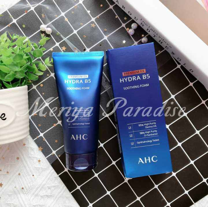 AHC Premium Ex Hydra B5 Soothing Foam 180ml 韩国AHC玻尿酸 B5洗面奶 | Lazada