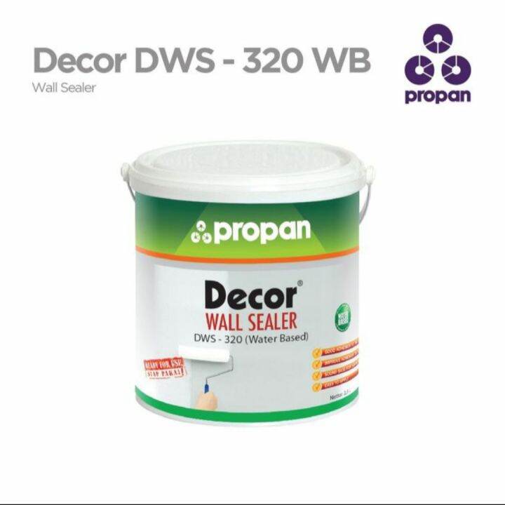 PROPAN DECOR WALL SEALER DWS-320 WB CAT DASAR TEMBOK - 20 LITER ...