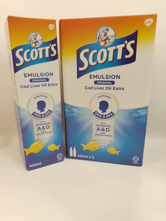 Scotts Emulsion Cod Liver Oil Extra (Original) | Lazada