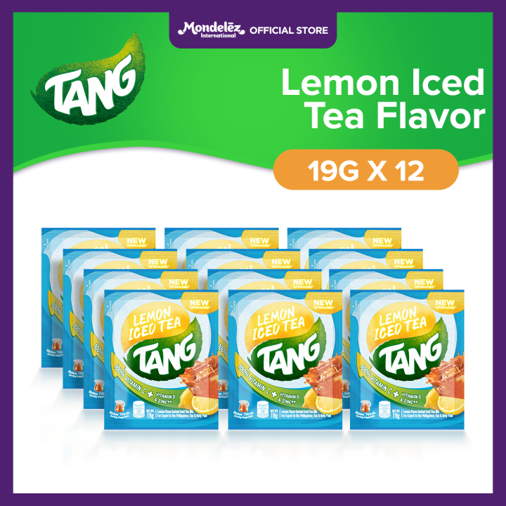 Tang Instant Drink Mix - Iced Tea Lemon Flavor 19g with Vitamins and ...