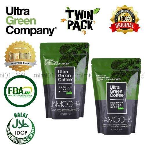 【READY STOCK】 100 Authentic Ultra Green Coffee Jamocha (Twin Pack ...