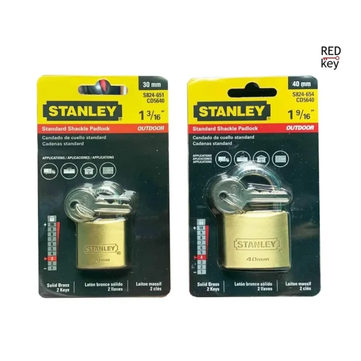 Stanley Brass Padlock 30mm 40mm | Lazada PH