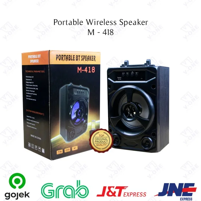 Speaker Bluetooth Mini M 418 Speaker Musicbox M 418 Spiker wireless ...