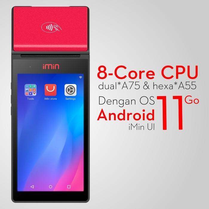 MOBILE EDC ANDROID 11 SPBU PERTAMINA PORTABLE IMIN M2 PRO 2GB/16GB NFC ...