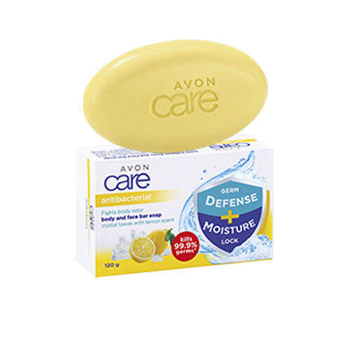 Avon Care 120g Crystal Tawas Antibacterial Body & Face Bar Soap by Avon ...