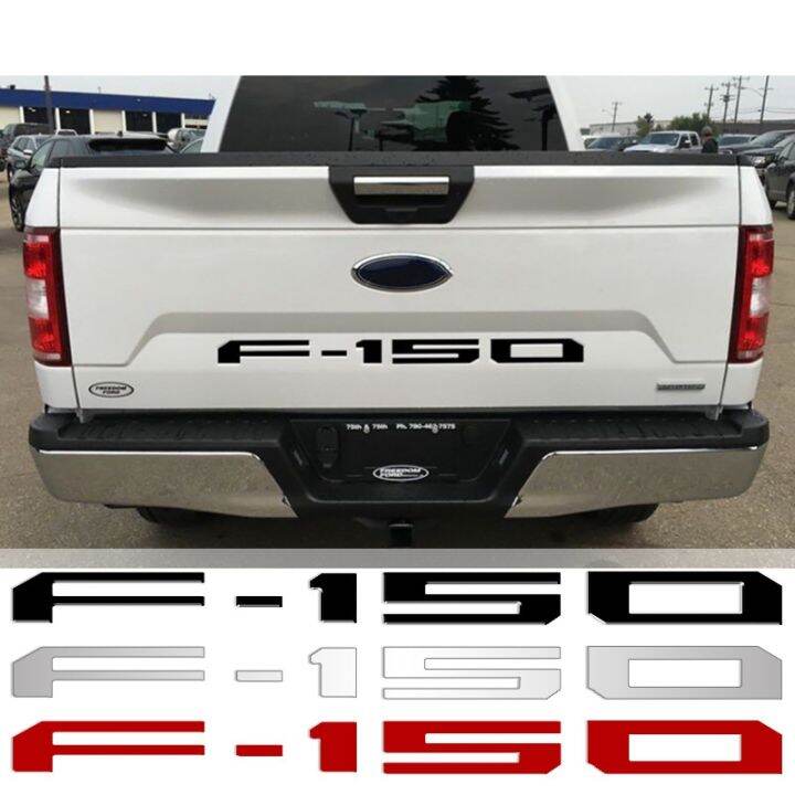 โลโก้ด้านหลังสำหรับฟอร์ด F-150ร่อง F150ในตัวแบบอักษรชุดเครื่องแต่งกาย ...