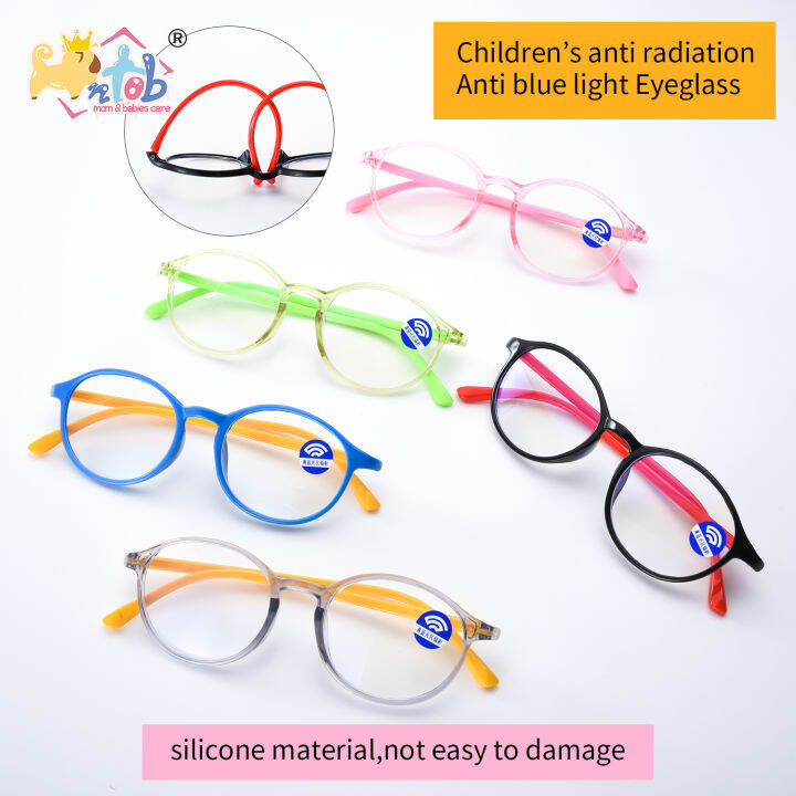 HNTOB kids Anti Radiation rad Eyeglass flexible Kids Eyewear Computer ...