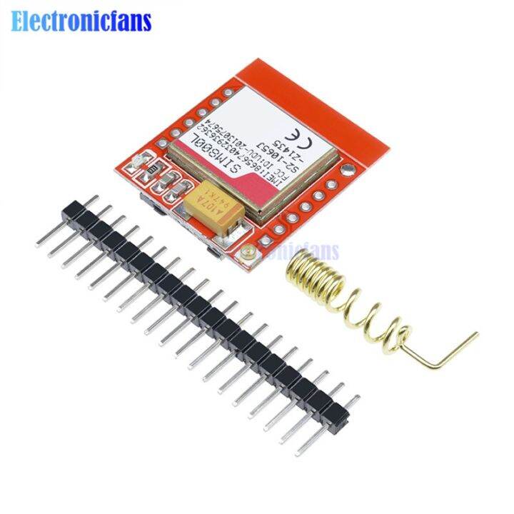 Mini Smallest SIM800L GPRS GSM Module MicroSIM Card Core Wireless Board Quad-band TTL Serial ...