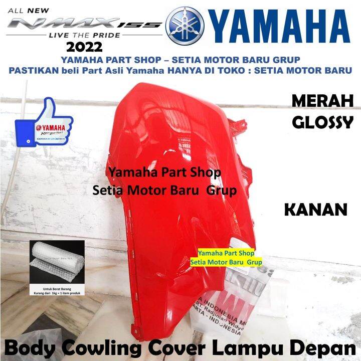 Cover Body Bodi Cowling Lampu Depan All New N Max Nmax Conected Merah ...