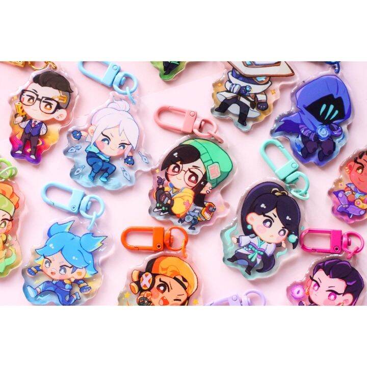 Valorant Agent Buddies Acrylic Keychains | Lazada PH