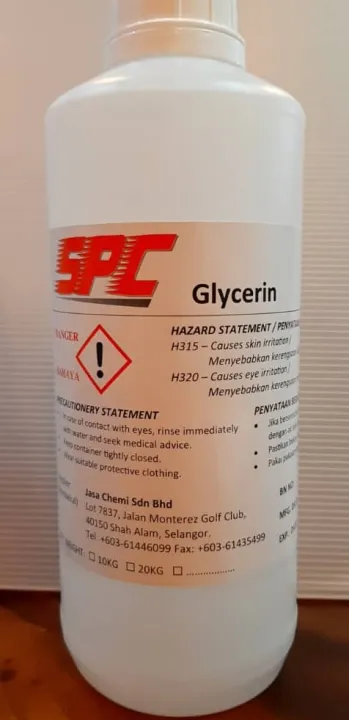 1L ) SPC Glycerin Glycerine Glycerol 99.9% Vegetable Glycerin ( VG ) 甘油 ...