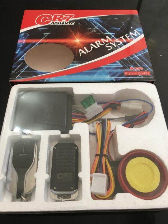 ALARM MOTOR SYSTEM CR7 /ALARM REMOTE MOTOR /ALARM KUNCI MOTOR | Lazada ...