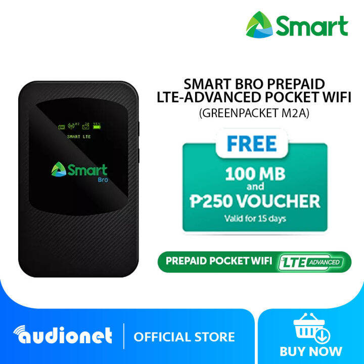 Smart Bro Prepaid LTE Advance Pocket WiFi (Greenpacket M2A) with FREE ...