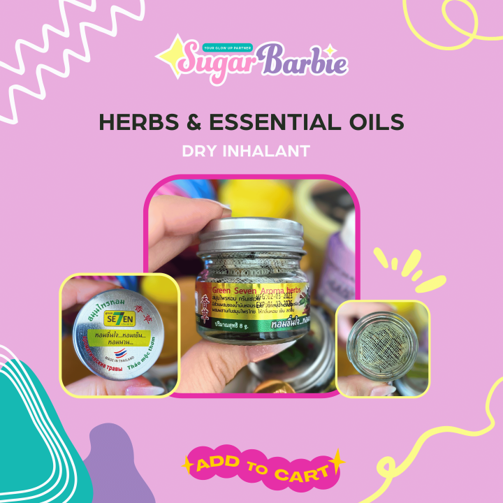 Seven Green Aroma Herbs- Dry Inhaler | Lazada PH
