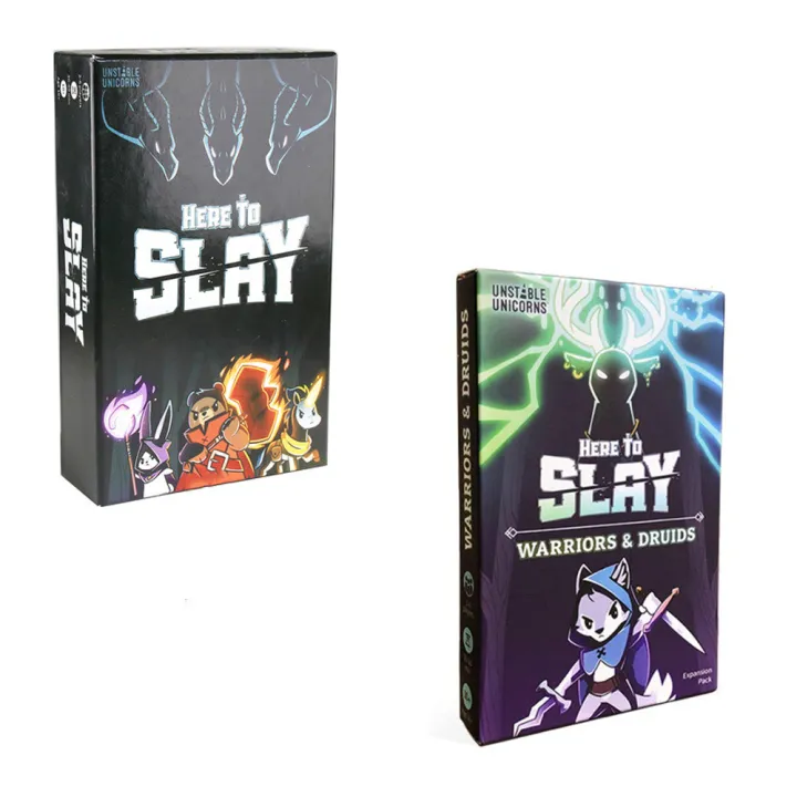 Here to Slay Paper Card Games Children Anime Peripl Character ...