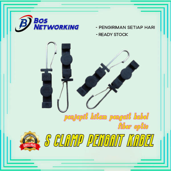 S-Clamp Pengait Kabel FO DW Drop Core Fiber Optik | Lazada Indonesia