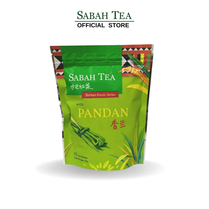 Sabah Tea Pandan Tea (2g x 15 Pot Bags) | Lazada