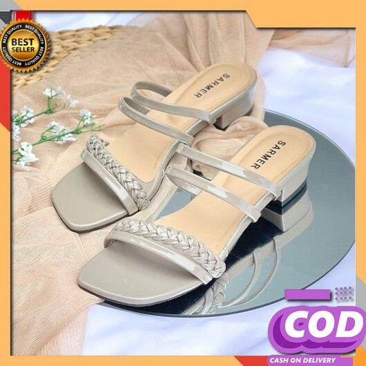 High Heels Wanita Korea Style Terbaru 2022 Sepatu Hak Tahu 3Cm Hils ...