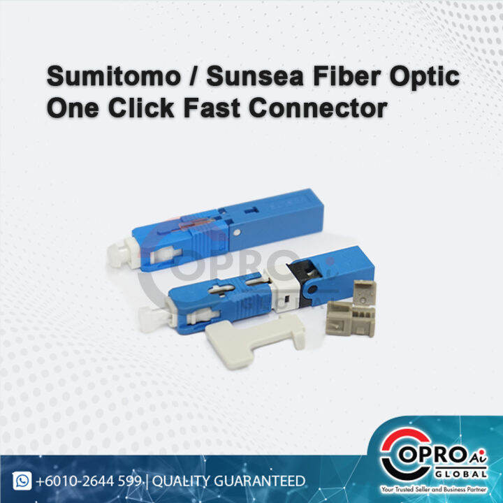 Sumitomo / Sunsea Fiber Optic One Click Fast Connector (SC Connector ...