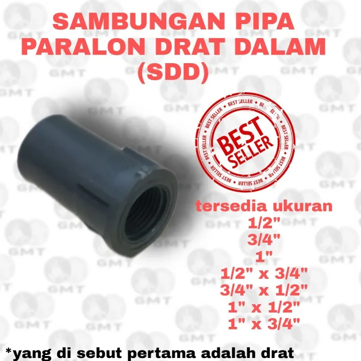 GREST Sambungan Pipa Soket Drat Dalam (SDD) | Lazada Indonesia